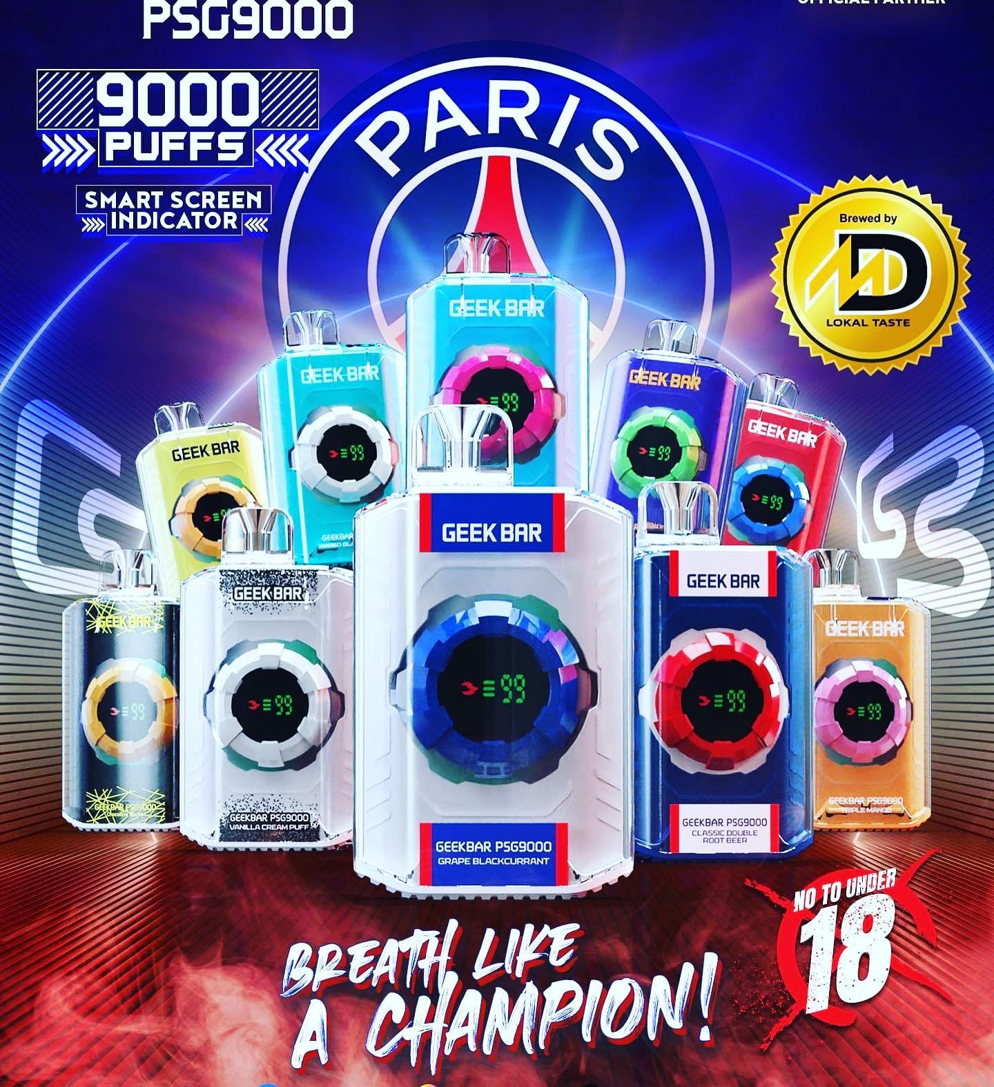 GEEKBAR PSG 9000 PUFF - VAPESG | VAPESHOPSG