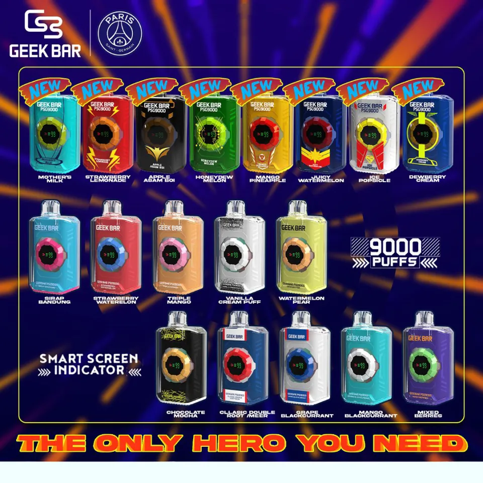 GEEK BAR PSG 9000 PUFF - VAPESG