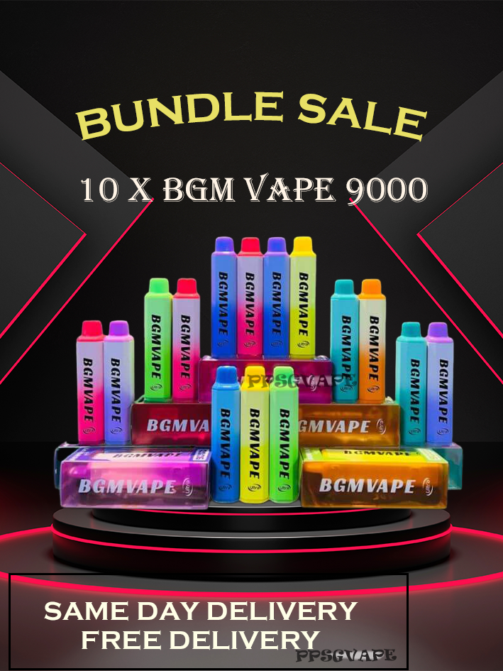10x BGM VAPE 9000 BUNDLE - SGVAPE | DISPOSABLE